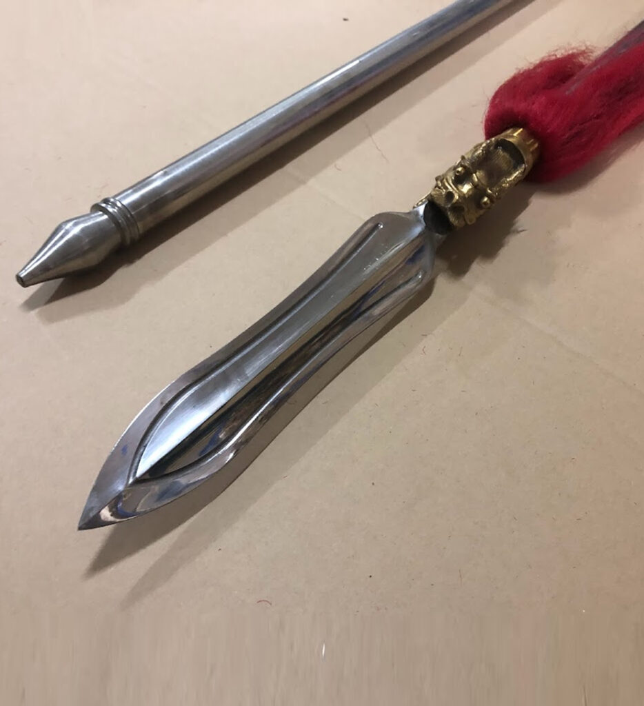 Stainless Steel 2-Section Spear (Type A) – Martial Art Equipment ...