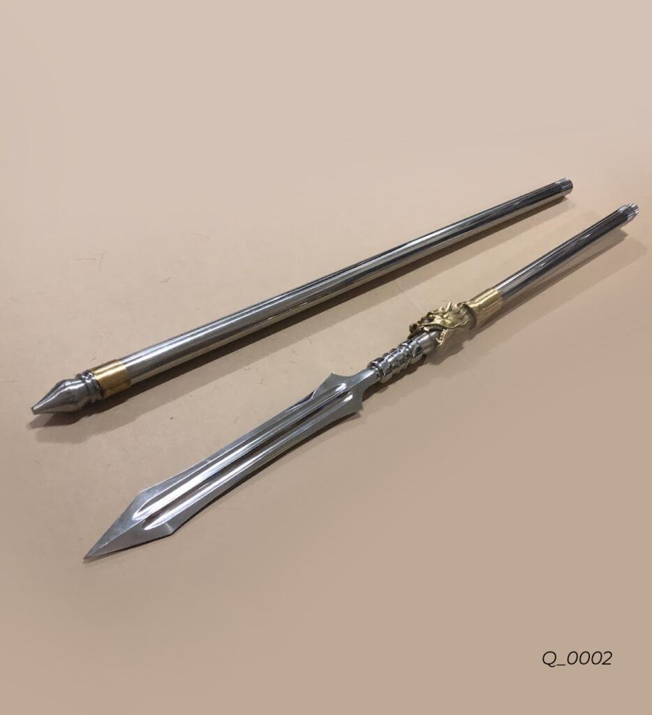 Stainless Steel 2-Section Spear (Type B) – Martial Art Equipment ...