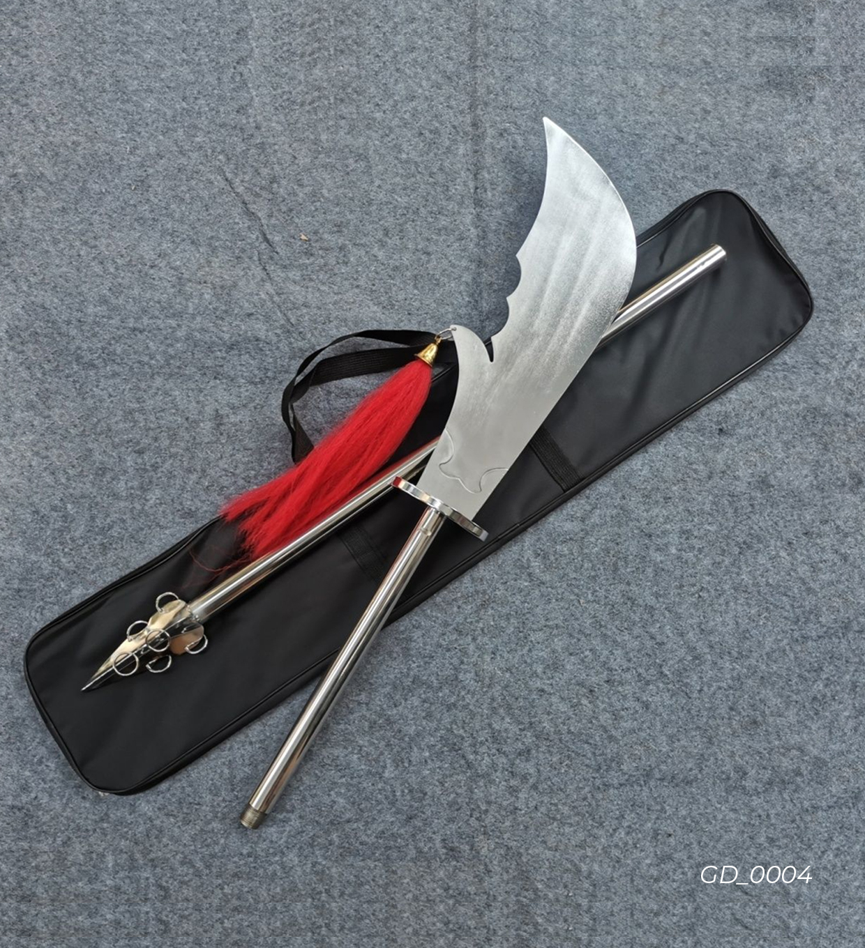 2-Section Stainless Steel Guandao (Soft Blade) – Martial Art Equipment ...