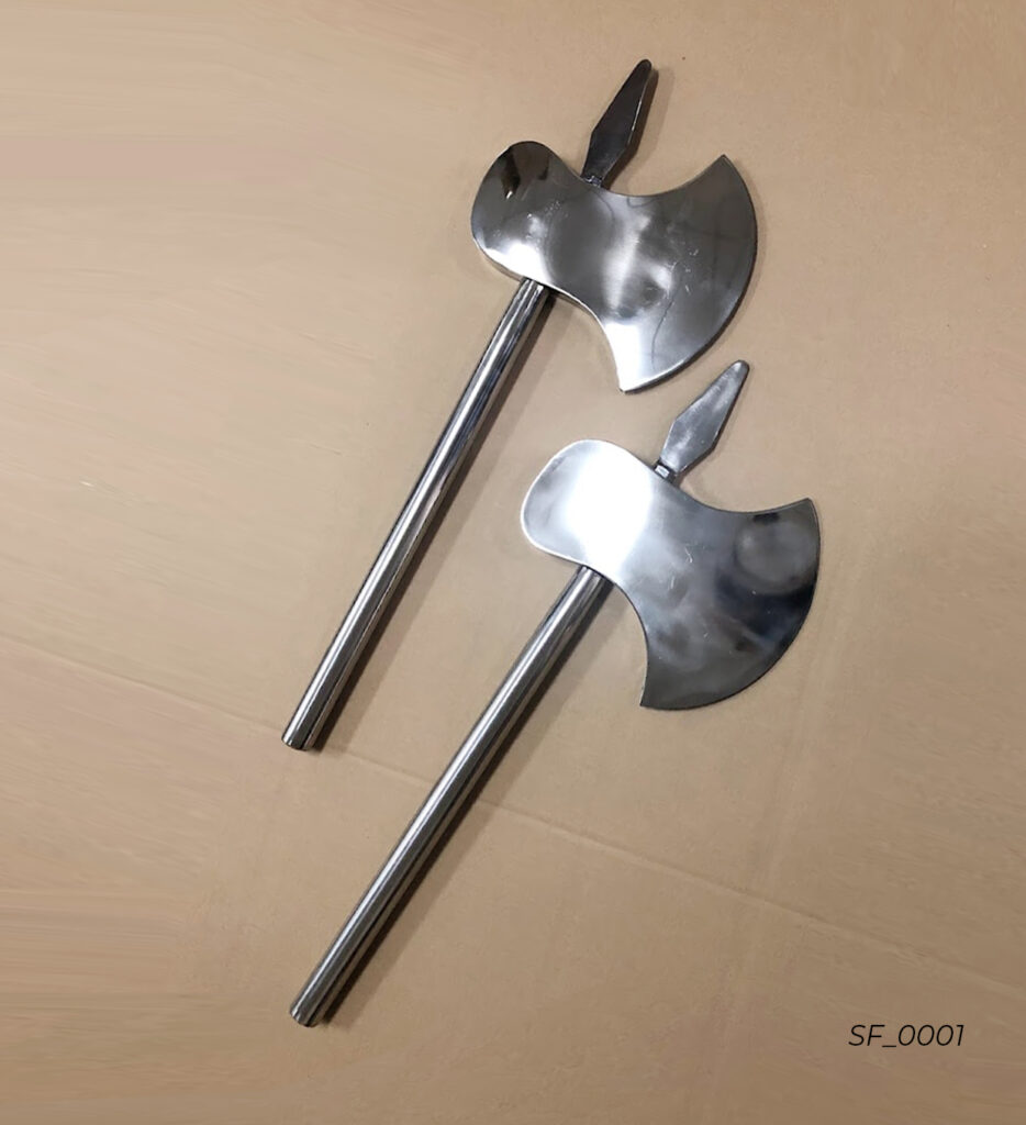 Stainless Steel Double Hatchet – Martial Art Equipment Supplies ...